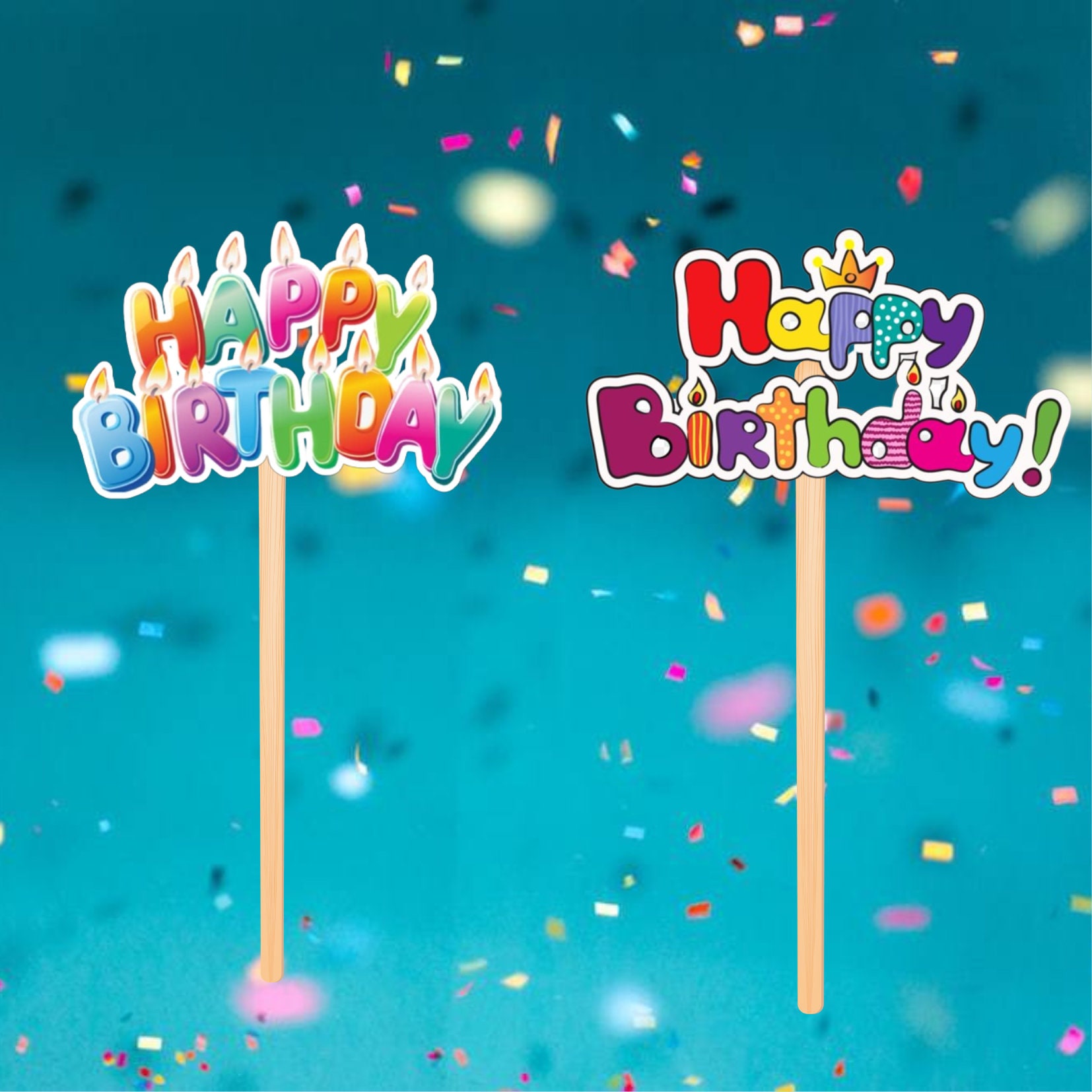 DIY Ice Age Cake Topper, Cupcake Toppers, Ice Age Topper, Digital File ...