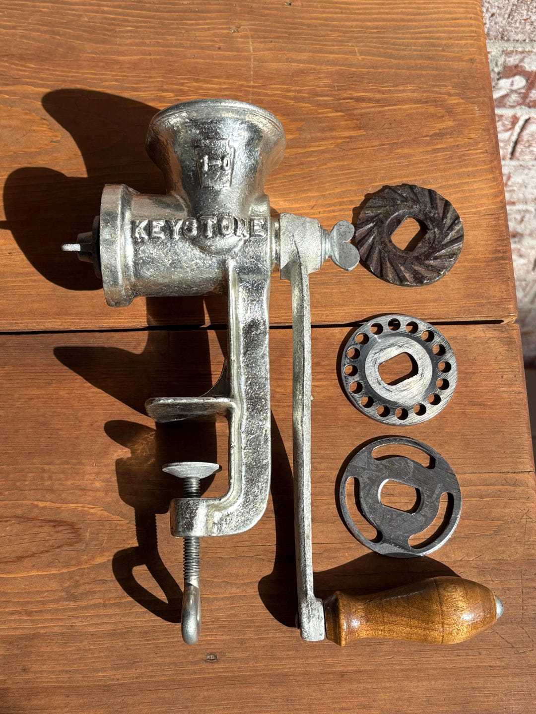 Keystone Hand Crank Food & Meat Chopper, No. 1-0 - Etsy