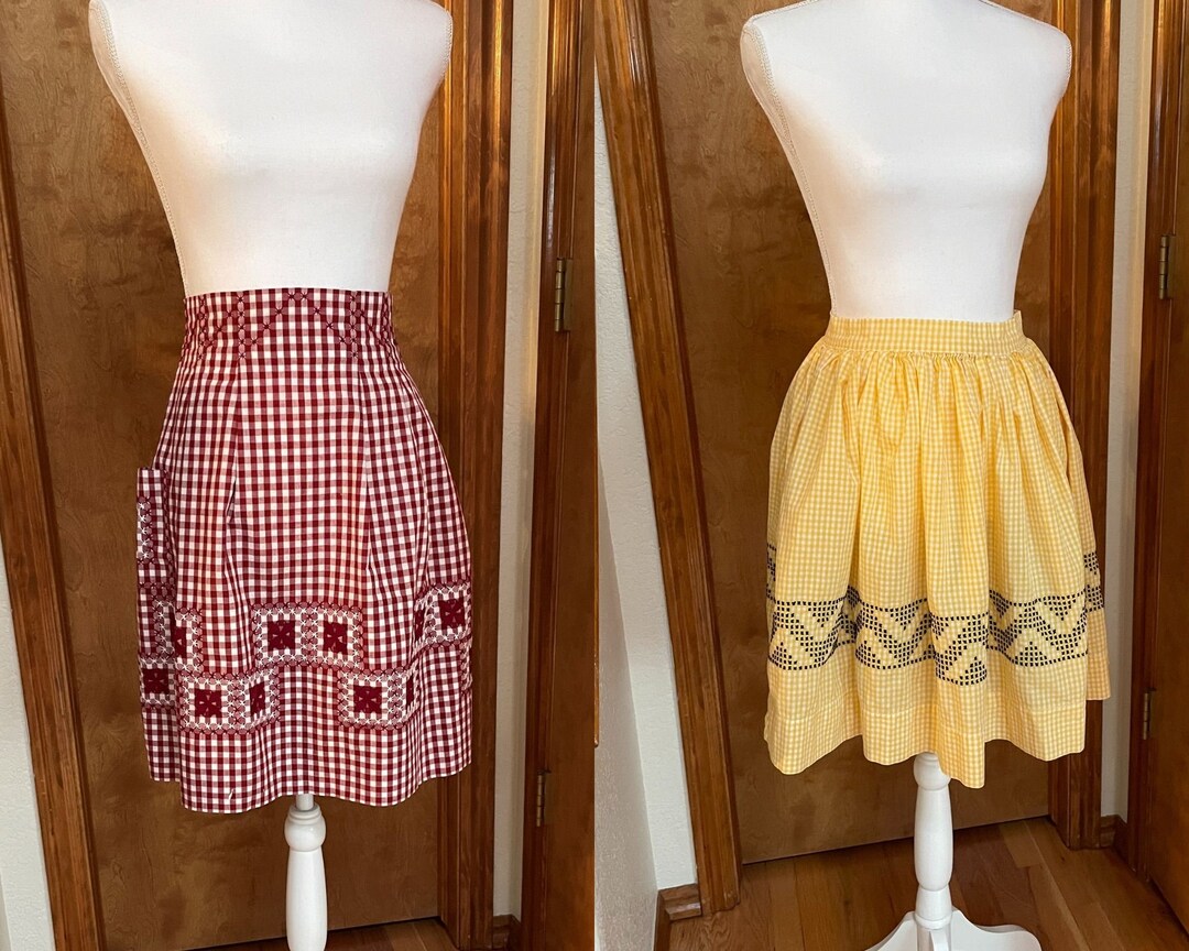 1950s Home Economics Class Projects, Apron and Skirt - Etsy