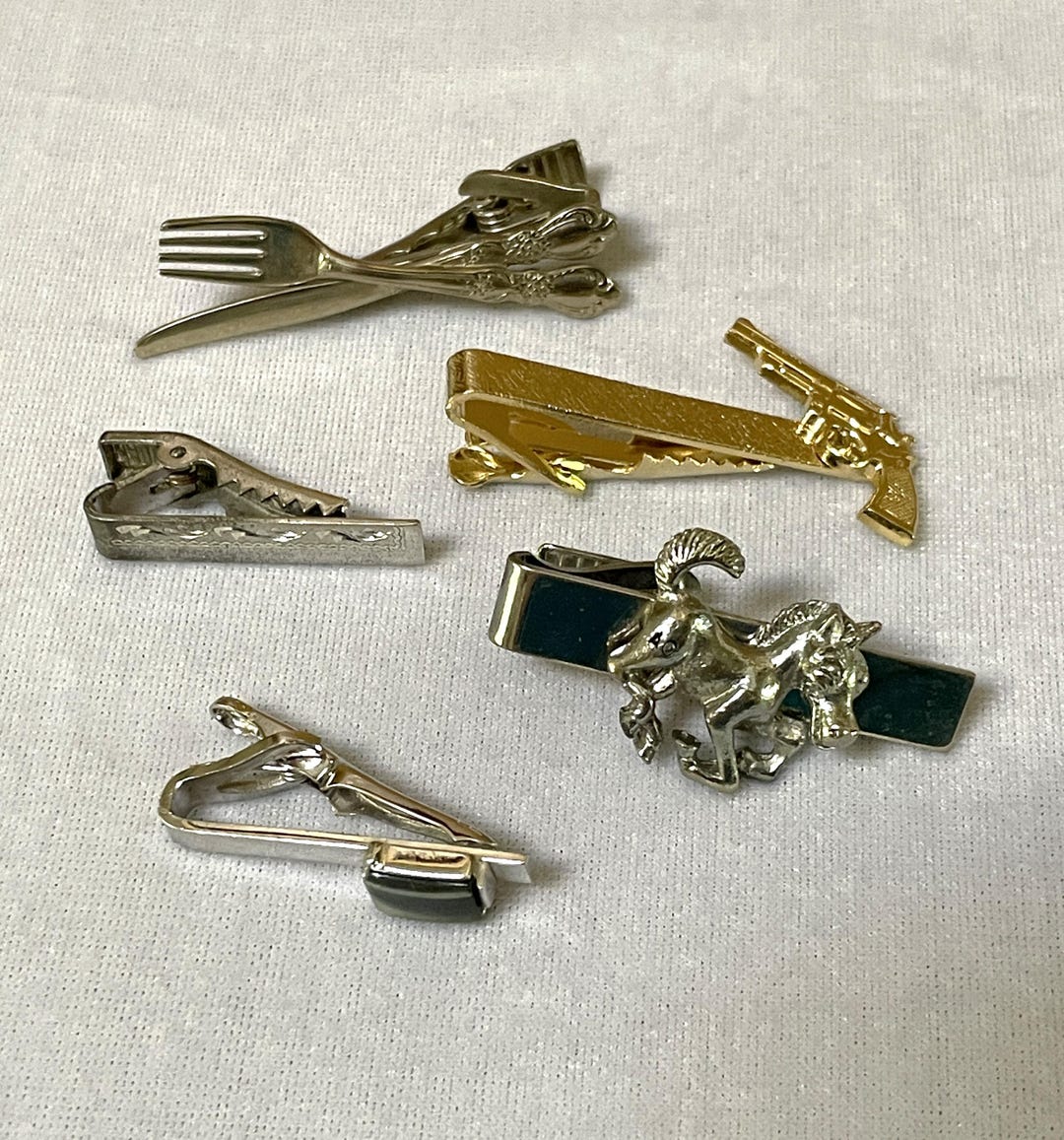 Mid-century Tie Clips - AC Delco, Smith & Wesson, PRK - Etsy