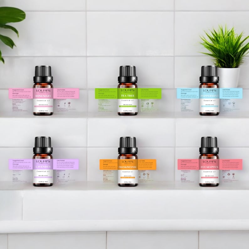 Personalized Essential Oil Set: Engraved Wooden Aromatherapy Box - Etsy