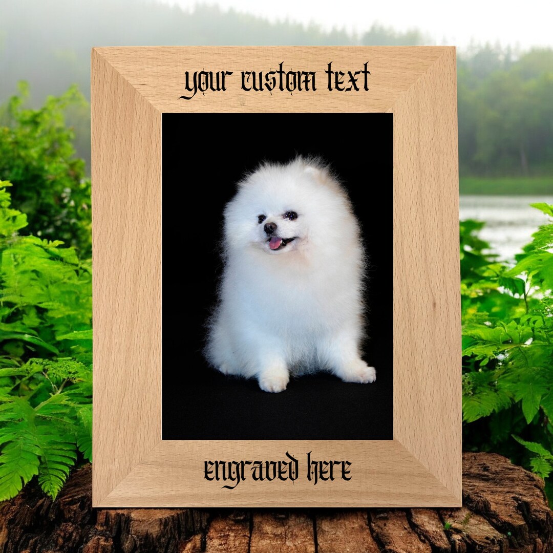 Personalized Wooden Picture Frame, Wedding Picture Frame, Engraved ...