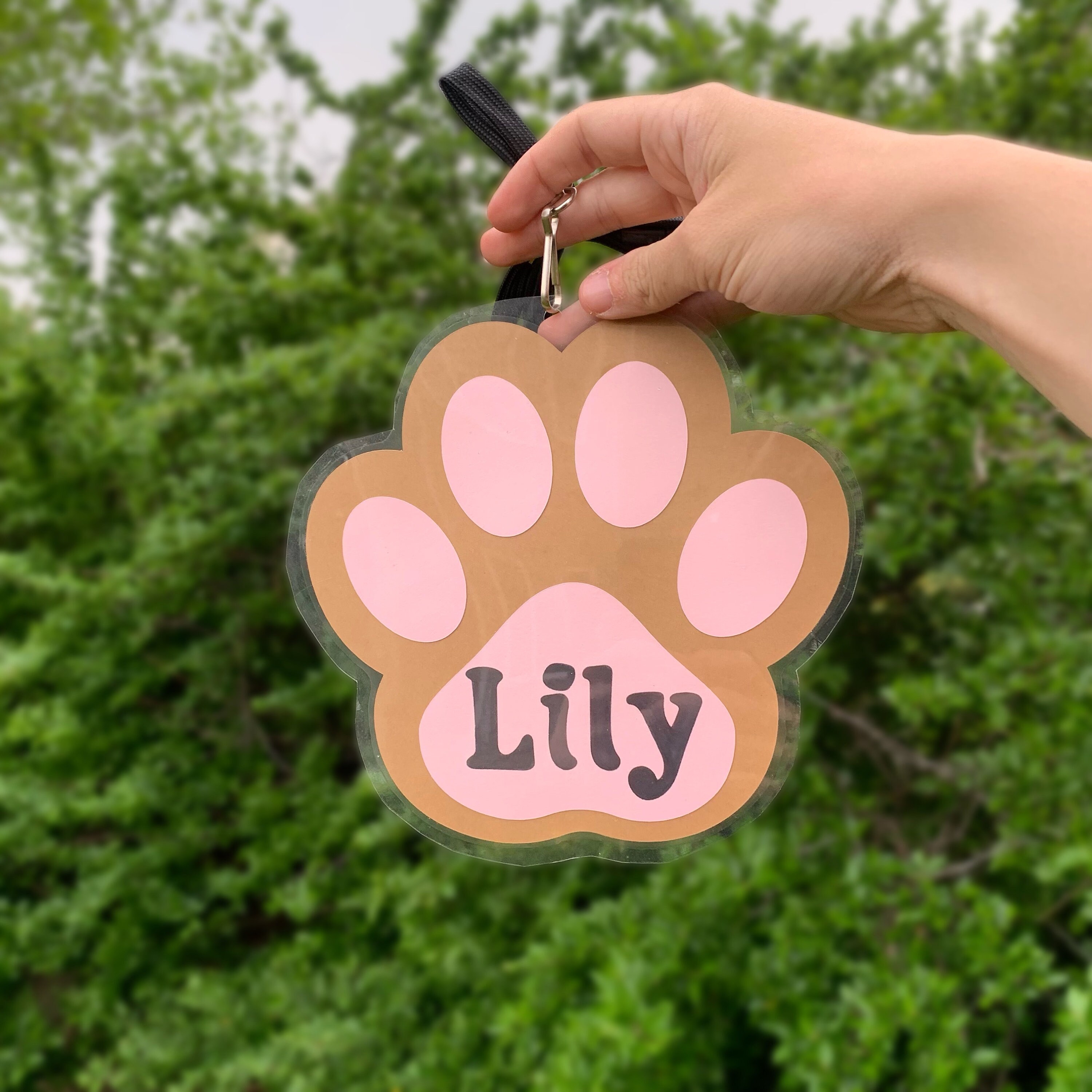 Custom Paw Print Name Badge Furry/ Fursuit/ Cosplay/ Original Character ...
