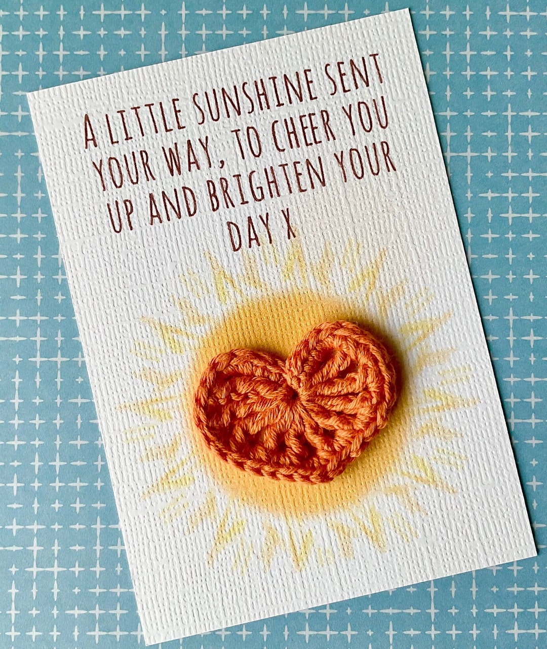 Sending Sunshine Pocket Hug Gift, Thinking of You, Thoughtful Gift ...