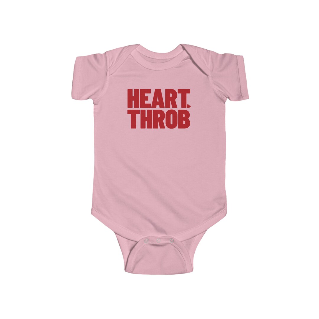 Heart Throb Onesie | Valentine Onesie | Heart Throb Bodysuit | Heart ...