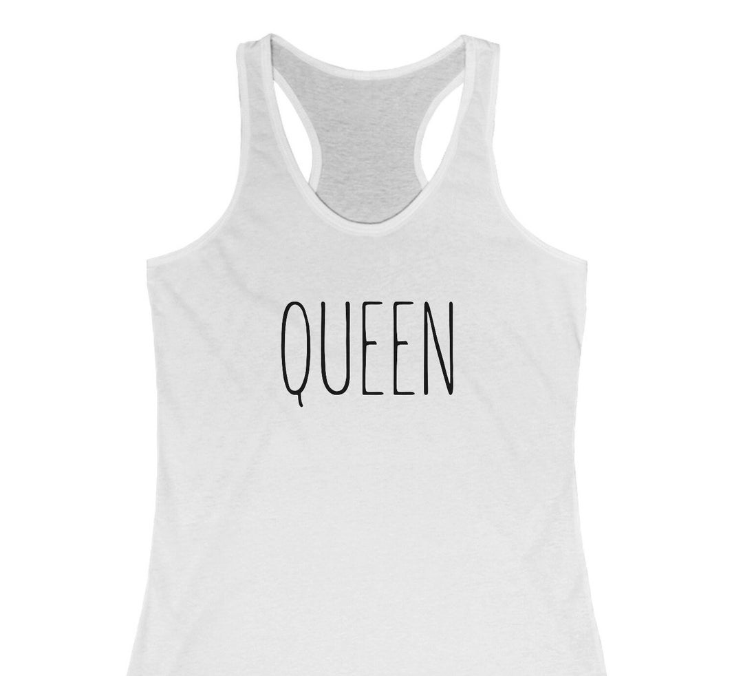 QUEEN | Queen Tank | King and Queen | Tank for Wife | Tank for ...