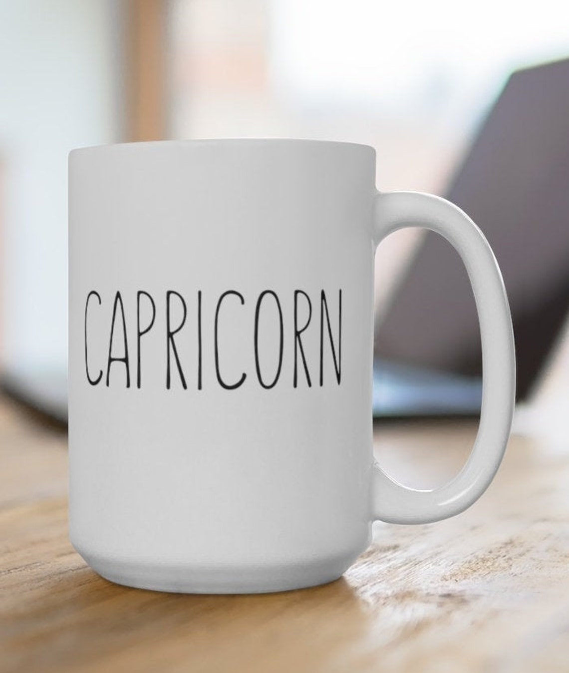 Capricorn 11oz Or 15oz White Mug Horoscope Zodiac Etsy