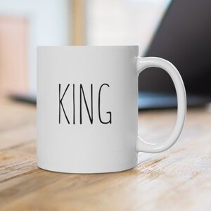 King Mug | Father's Day Gift, Gift for Husband - Etsy