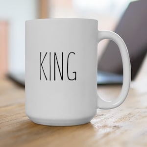 King Mug | Father's Day Gift, Gift for Husband - Etsy