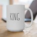 KING King Mug King and Queen Mugs Mug for Husband Mug for Boyfriend ...