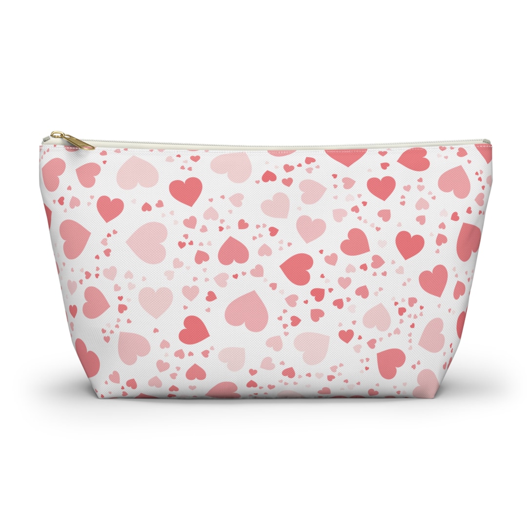 Heart Pouch | Heart Makeup Bag | Heart Cosmetics Bag | Love Pouch ...