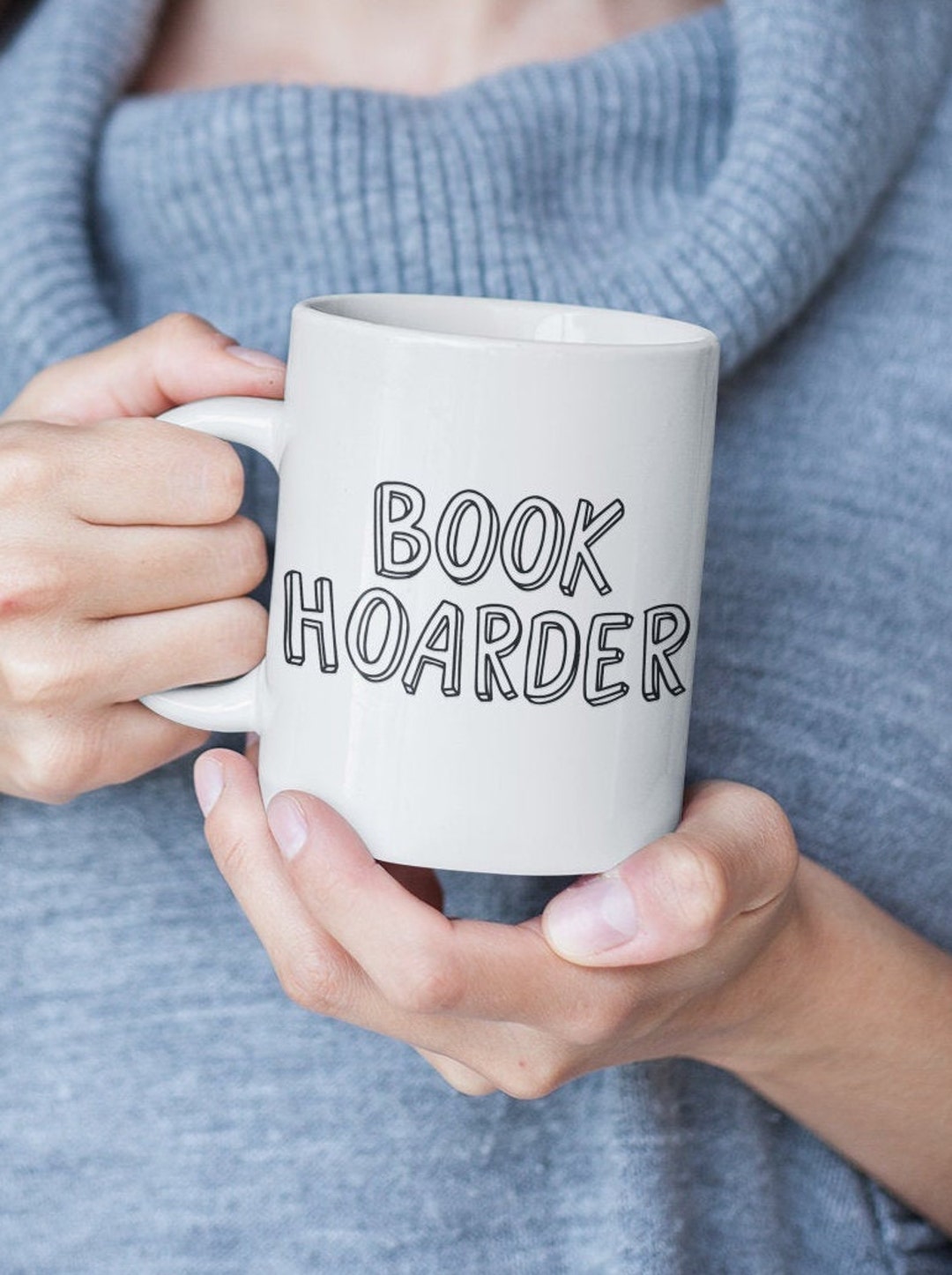 Book Hoarder Mug Book Hoarder Gift Book Mug Book Lover Gift Bibliophile ...