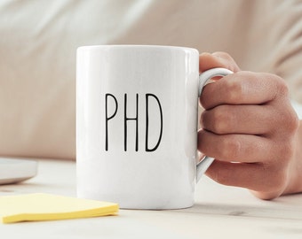 Doctorate Doctors Mug Phd Graduate Funny Clever Sarcastic - Etsy