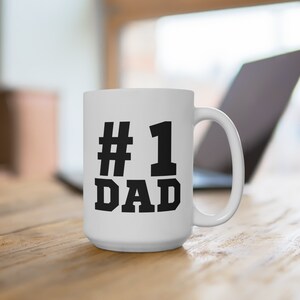 Number One Dad Mug | Father's Day Gift, Coffee Mug - Etsy