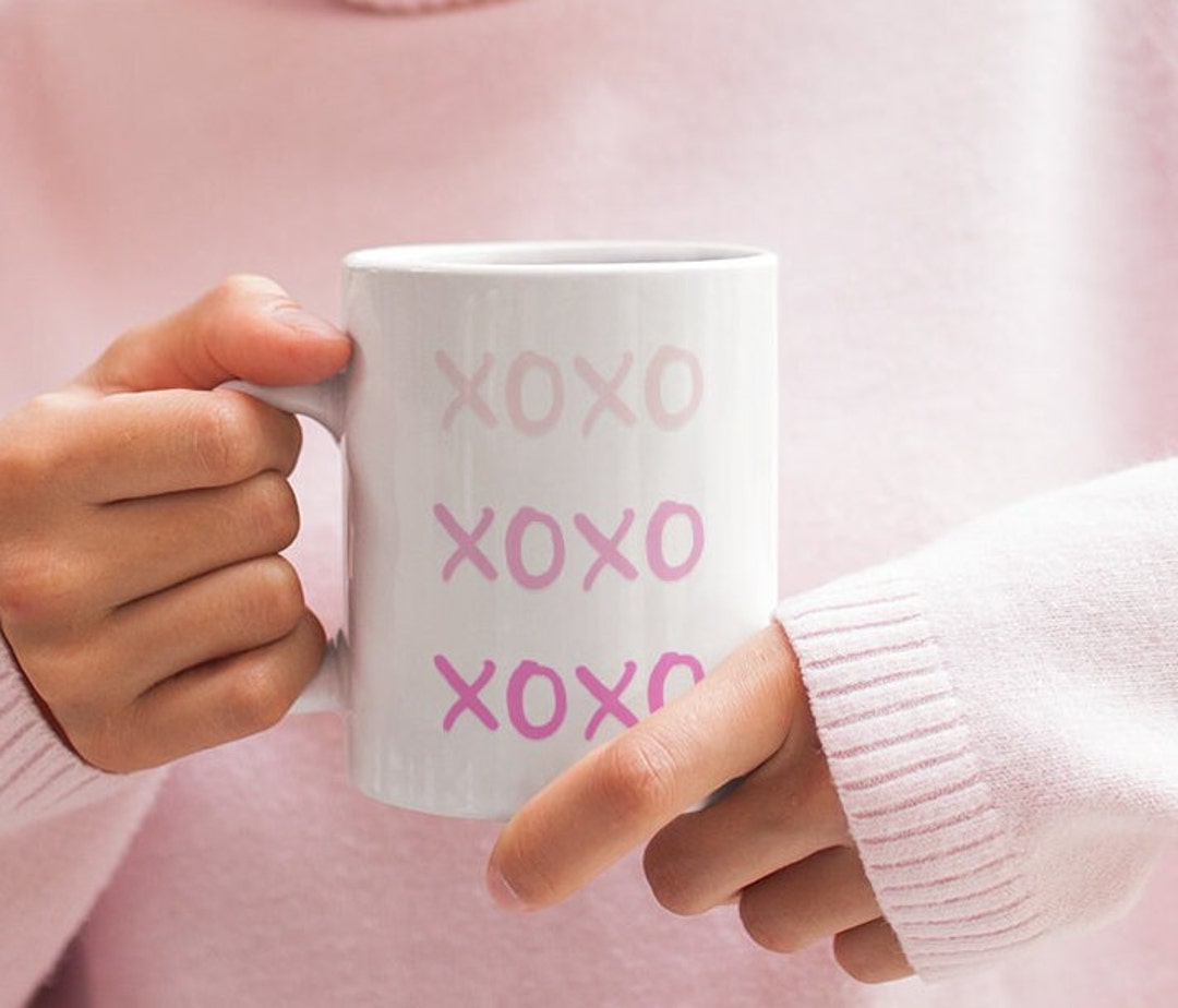 XOXO Mug | Valentine's Day Mug | Hugs and Kisses | Valentine's Day Gift | XOXO Mug | Hugs and ...