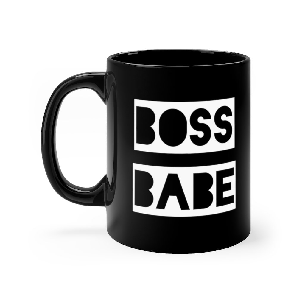 Boss Babe Mug Boss Mug Boss Bitch Mug Black Coffee Mug Girl Boss Mug ...