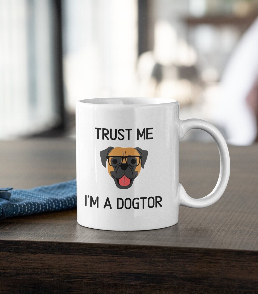 Trust Me I'm a Dogtor Mug | Doctor Mug | Boxer Mug | Pit Bull Mug ...
