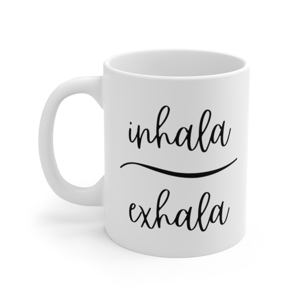 Inhala Exhala Mug Inhale Exhale Mug Deep Breathing Jane the Virgin Mug ...