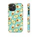 Avocado Pattern Phone Case | Teal, Durable Dual-layer - Etsy