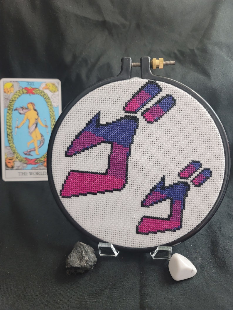 Jojo's Bizarre Adventure 'GOGO' menacing Finished Cross Stitch - Etsy
