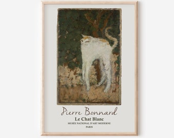 The White Cat Pierre Bonnard Print Poster - Etsy