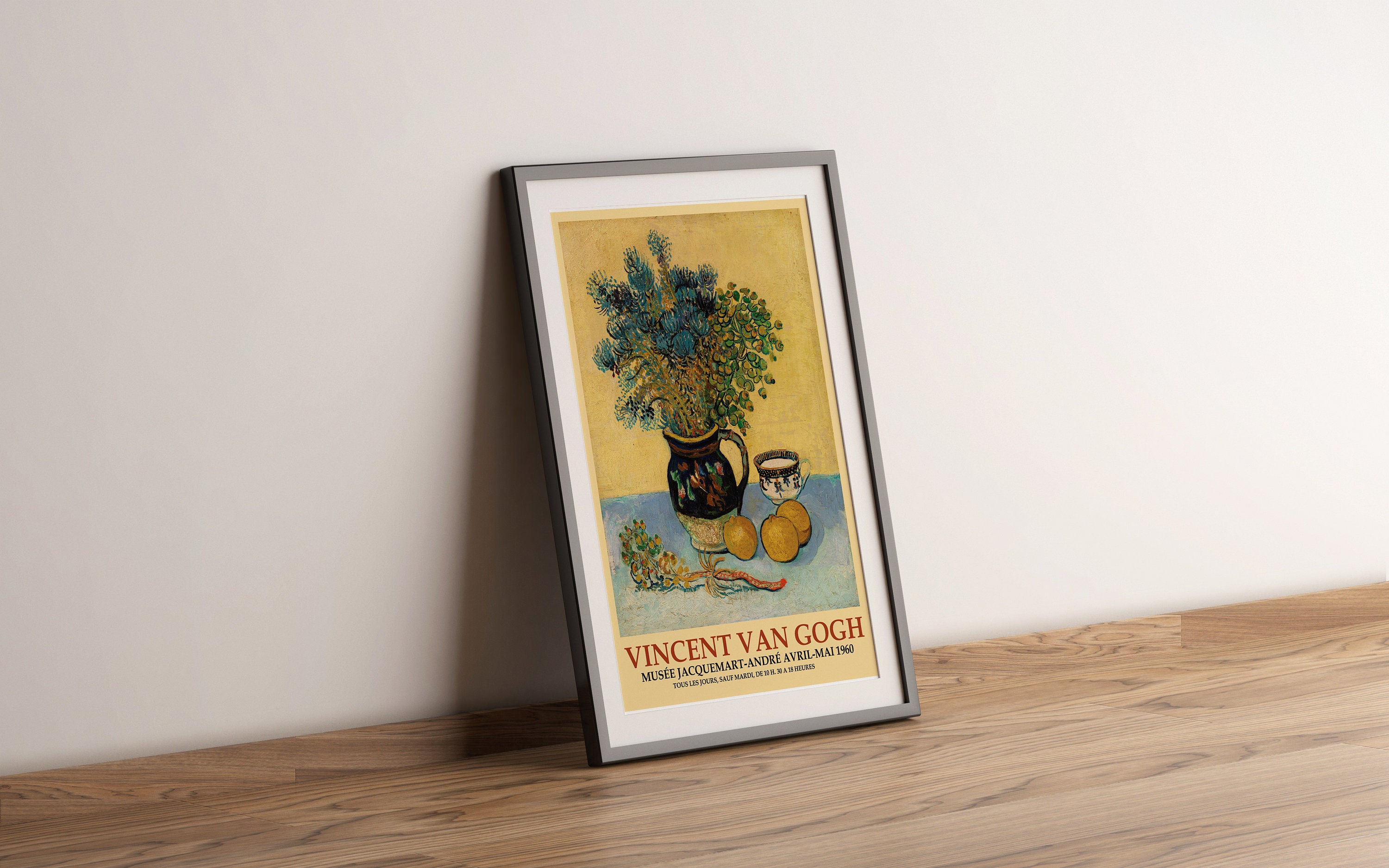 Vincent Van Gogh Art Exhibition Poster Vintage Printable High - Etsy
