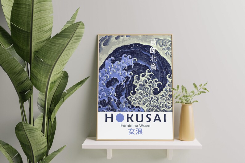 Katsushika Hokusai Wave Print Hokusai Art Poster Japanese - Etsy
