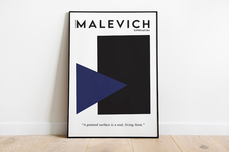 Kazimir Malevich Art Exhibition Poster Malevich Art Print - Etsy