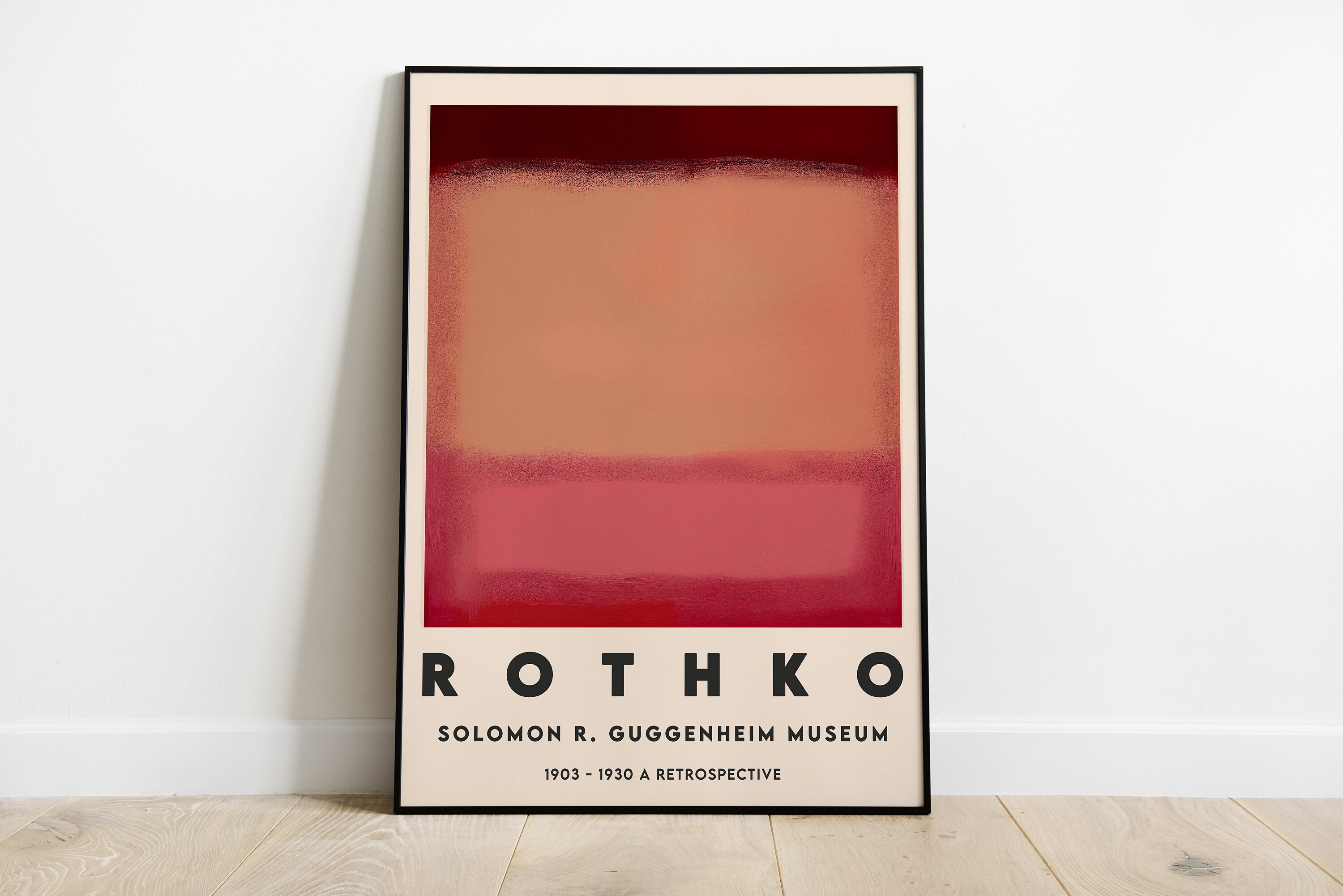 Pinturas Rothko Rojo