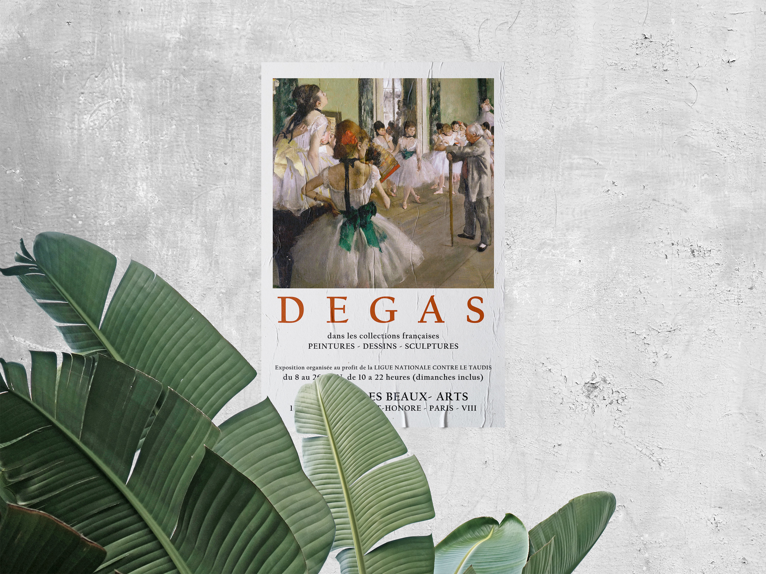 Vintage Edgar Degas Exhibition Poster Degas Printable Art - Etsy
