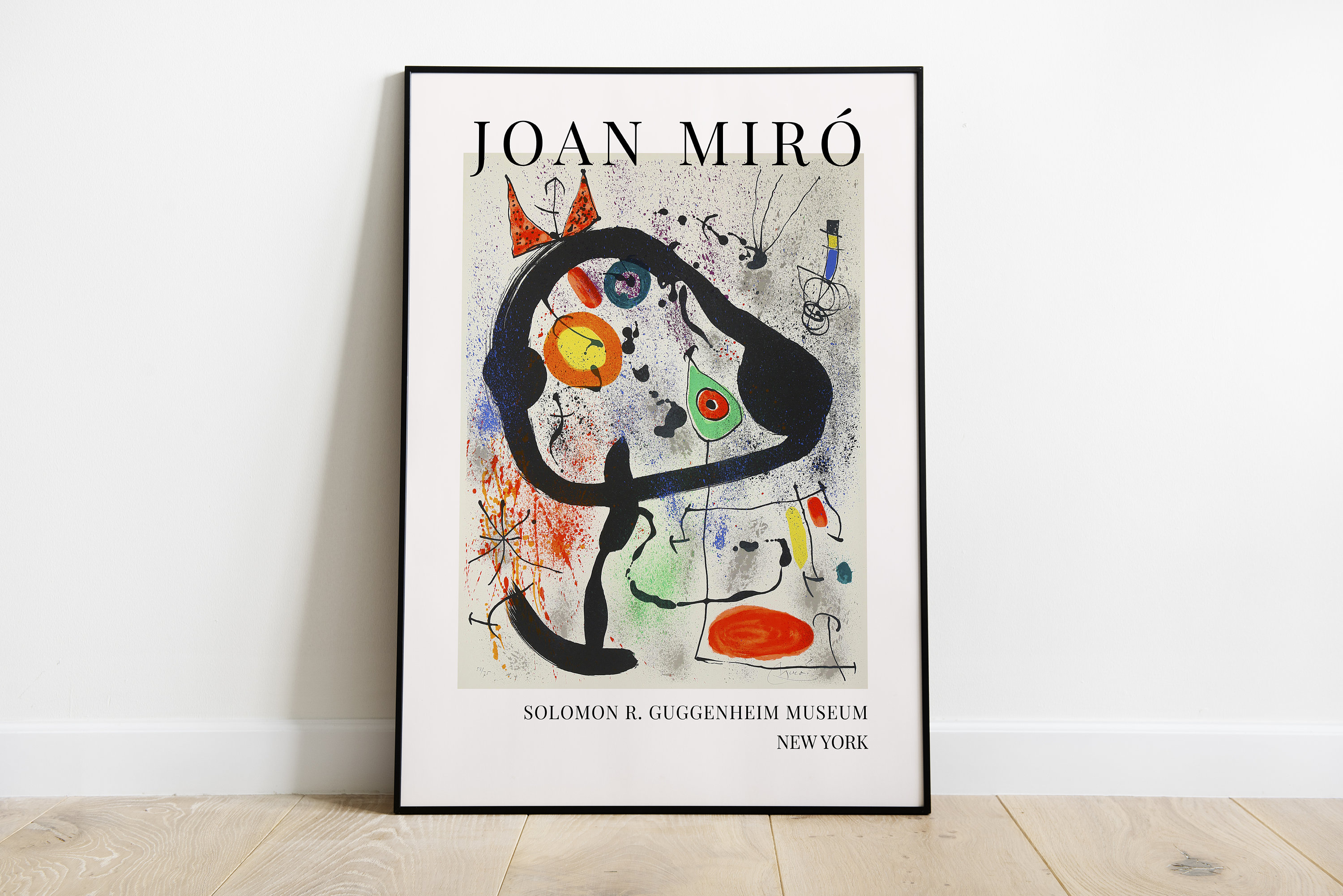 Joan Miro Exhibition Art Poster Vintage Printable High Quality | Etsy