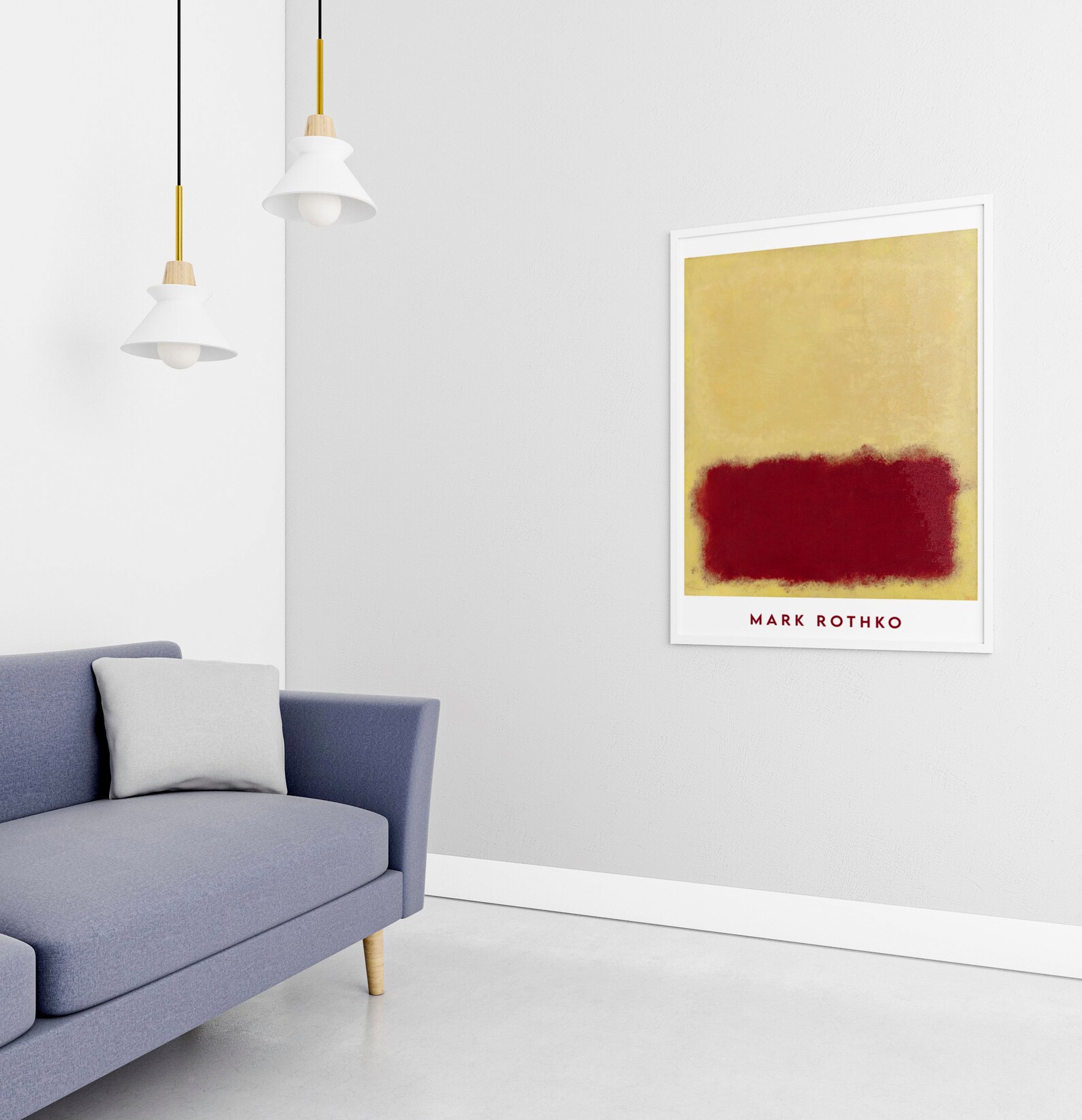 Mark Rothko Vintage Exhibition Poster Mark Rothko Print | Etsy