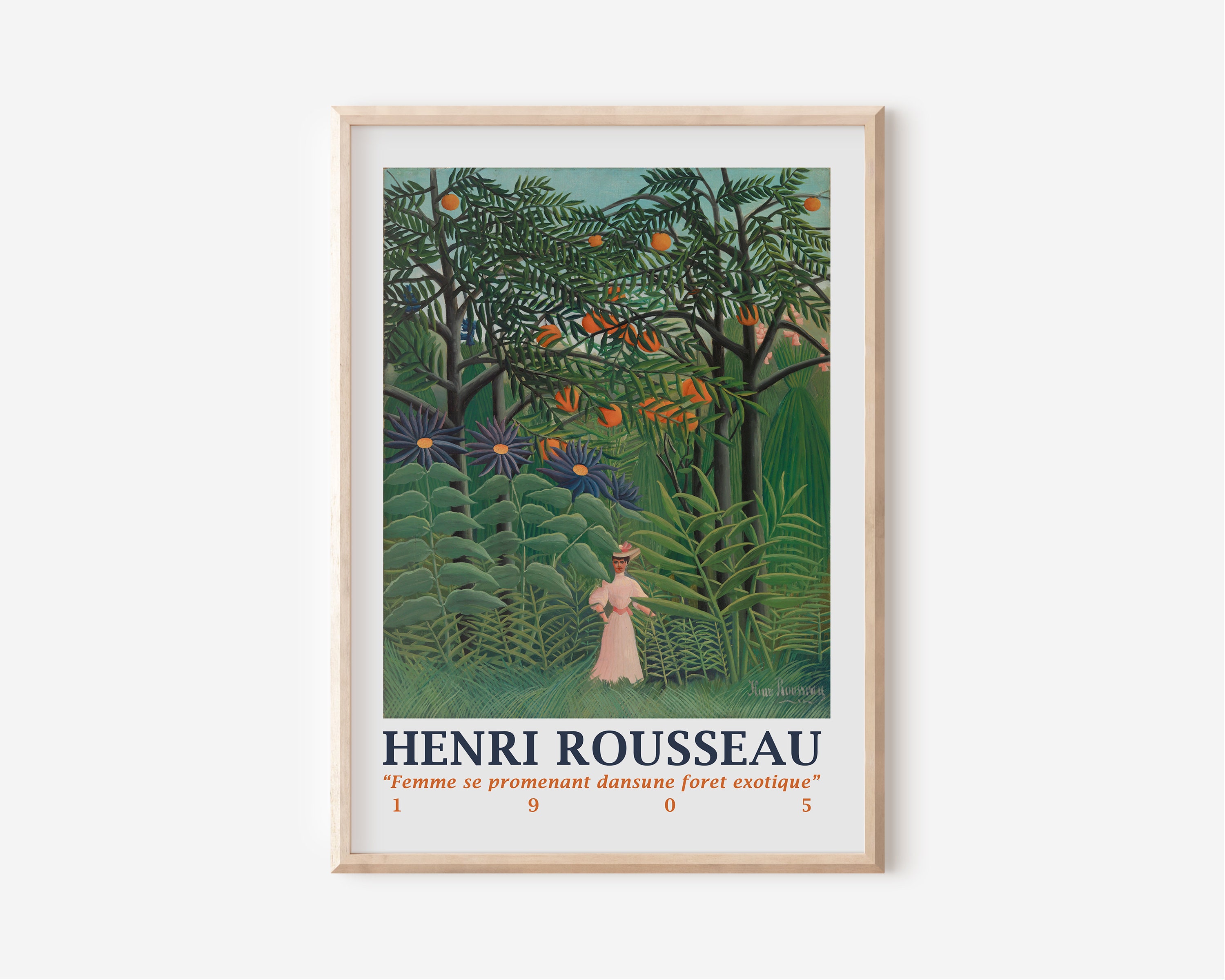 Henri Rousseau Set of 2 Print Henri Rousseau Poster - Etsy