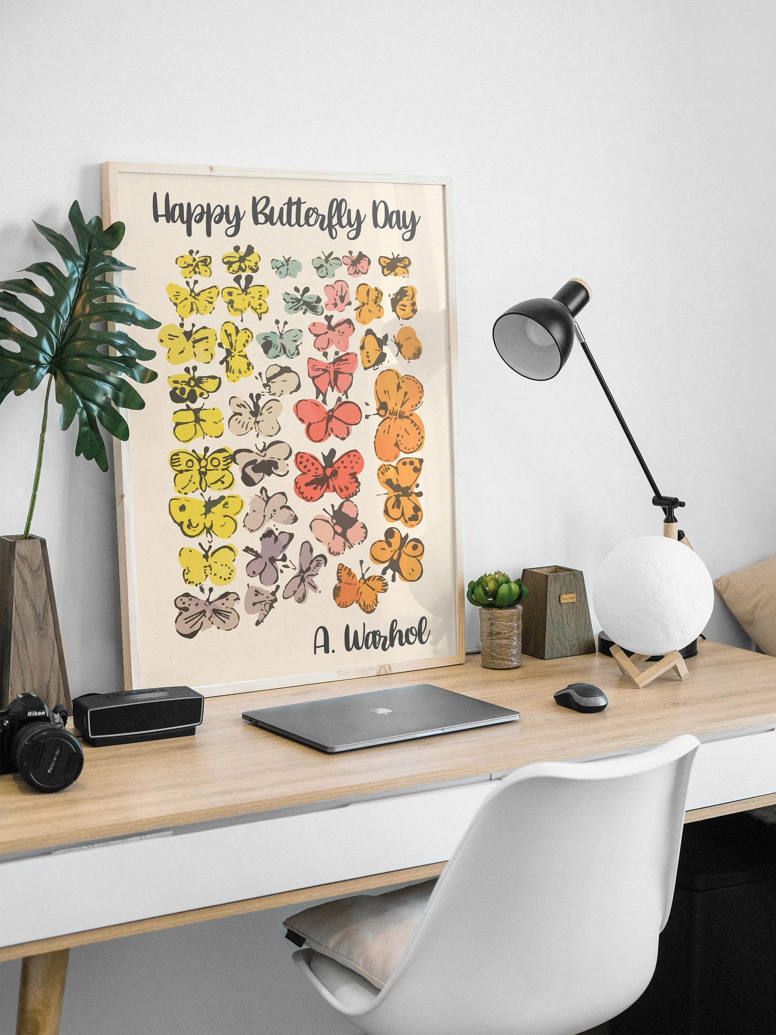 Andy Warhol Butterfly Warhol Art Print Andy Warhol Poster | Etsy
