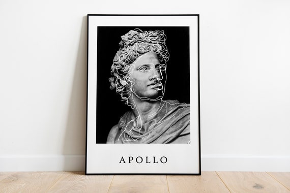 Phoebus Apollo Poster Greek God Poster Greek Mythology Art - Etsy Hong Kong