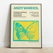 Andy Warhol Butterfly, Andy Warhol Poster, Andy Warhol Art Print ...