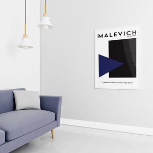 Kazimir Malevich Art Exhibition Poster, Malevich Art Print, Malevich ...