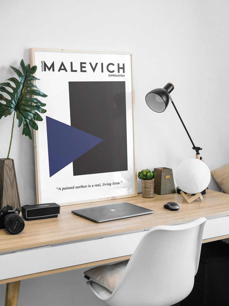 Kazimir Malevich Art Exhibition Poster Malevich Art Print - Etsy