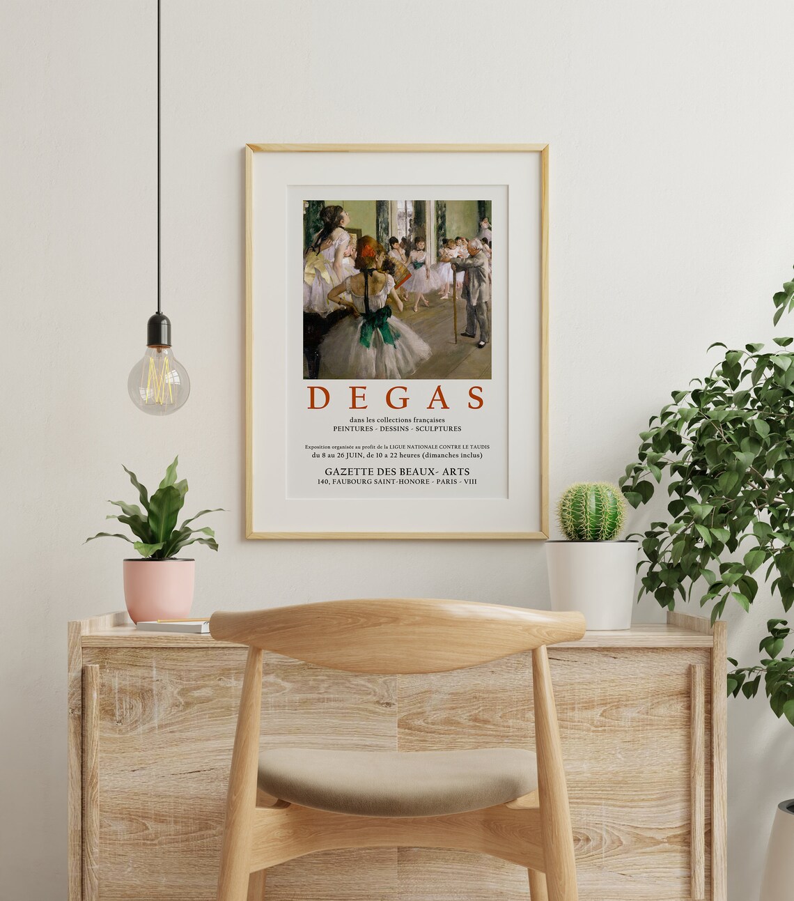 Vintage Edgar Degas Exhibition Poster Degas Printable Art | Etsy