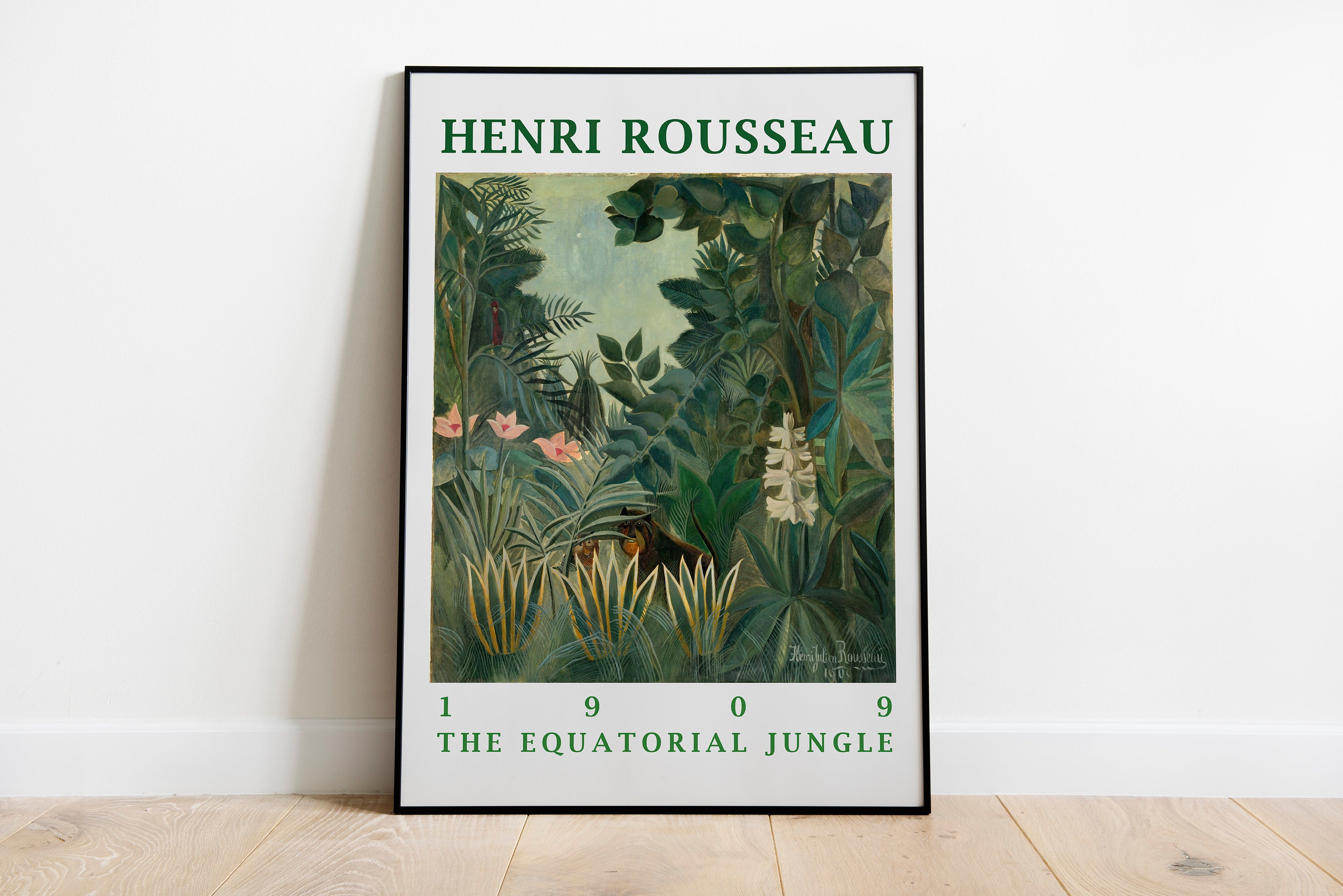 Henri Rousseau Set of 2 Print Henri Rousseau Poster - Etsy