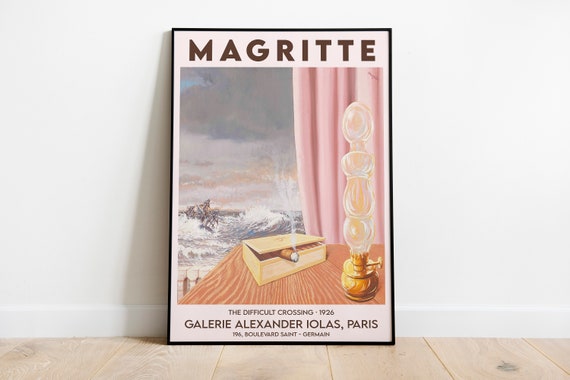 The Difficult Crossing Rene Magritte