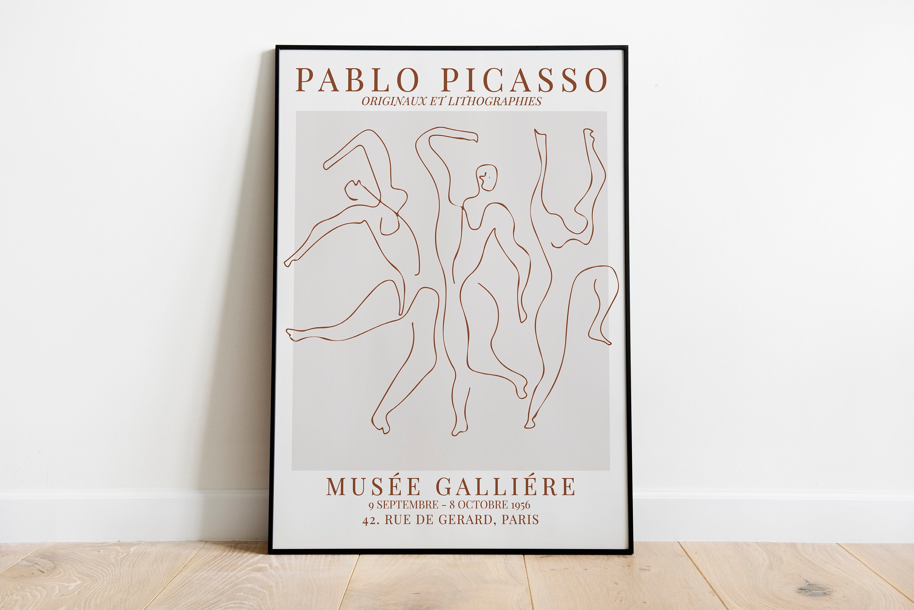 Pablo Picasso Exhibition Art Poster Picasso Vintage Print | Etsy