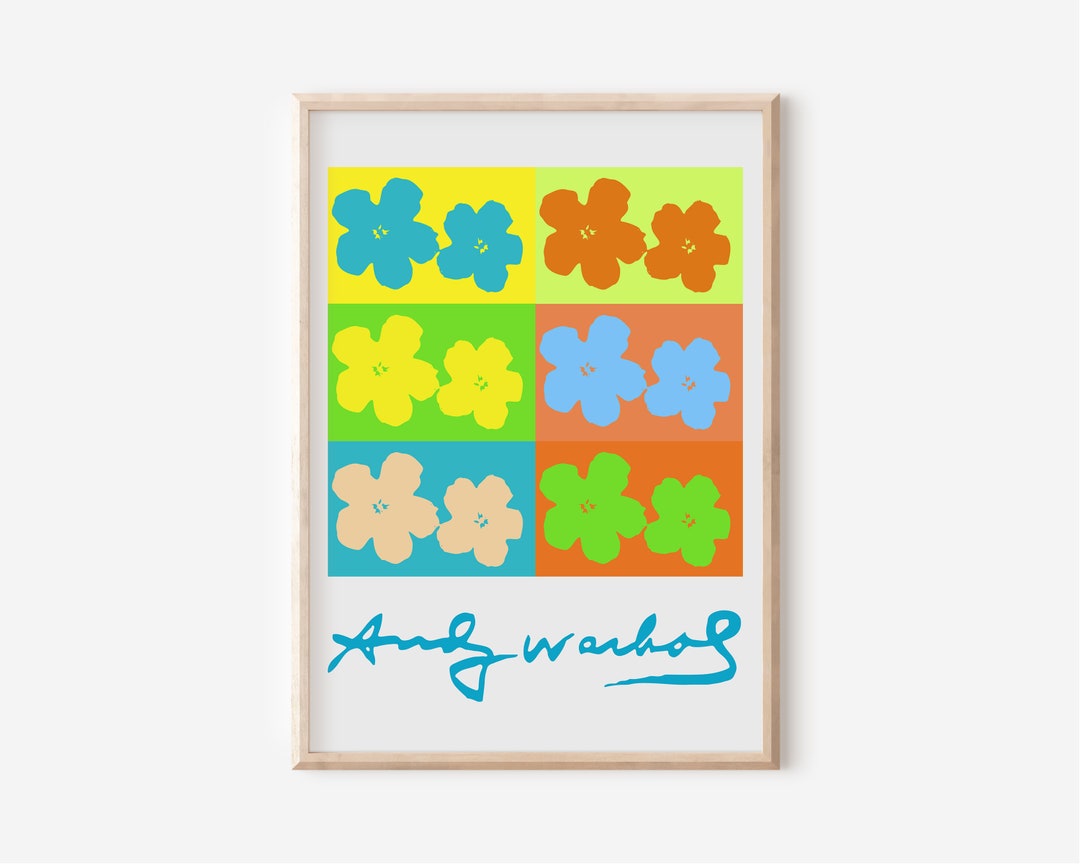 Andy Warhol Poster, Warhol Exhibition Print, Andy Warhol Pop Art Print ...
