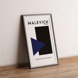 Kazimir Malevich Art Exhibition Poster, Malevich Art Print, Malevich ...