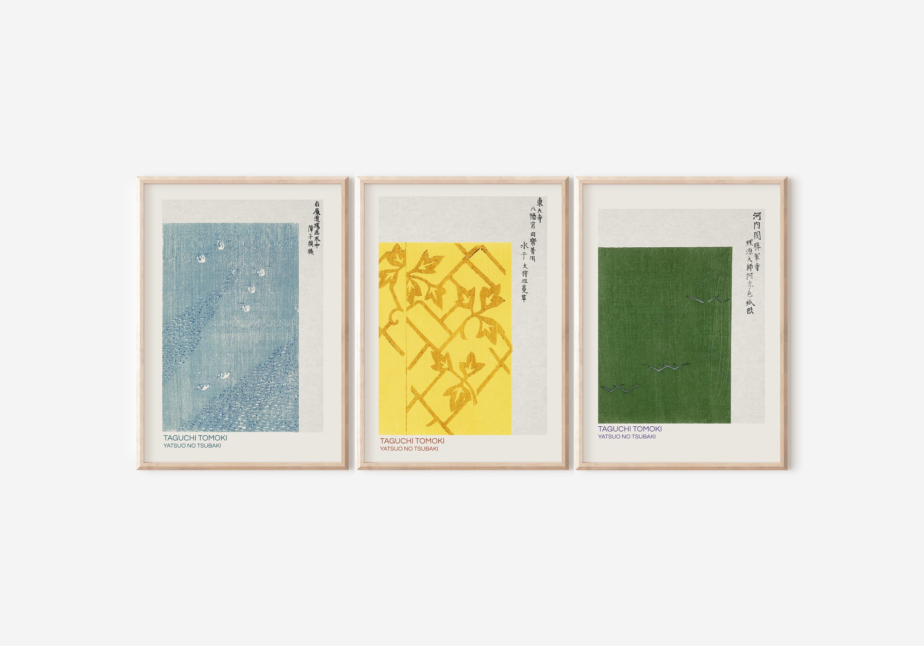 Set of 3 Minimal Japanese Prints Taguchi Tomoki Printable - Etsy