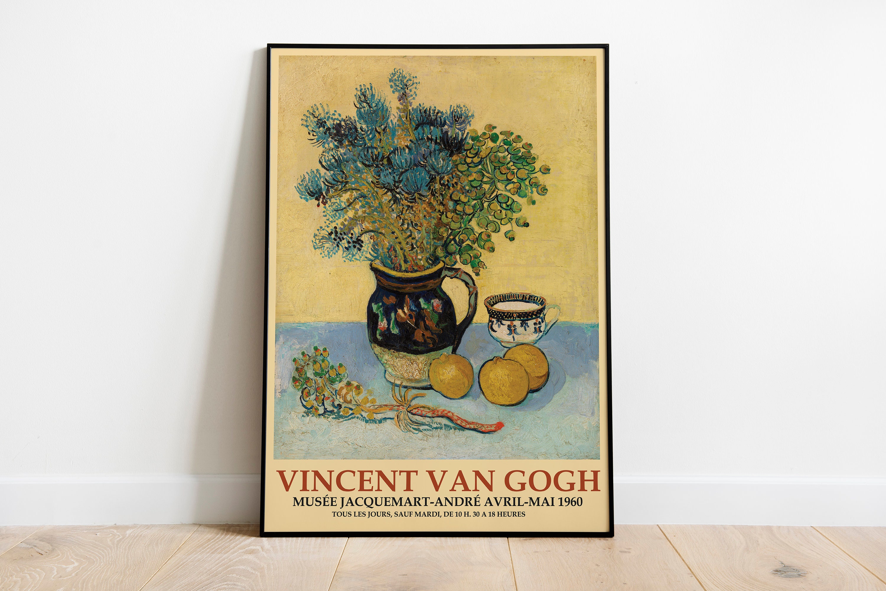 Vincent Van Gogh Art Exhibition Poster Vintage Printable High - Etsy