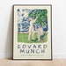 Edvard Munch Art Exhibition Print Edvard Munch Vintage - Etsy