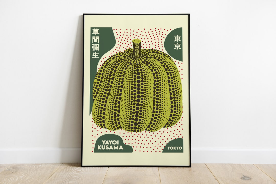 Yayoi Kusama Pumpkin Art Print, Digital Download, Kusama Digital Print ...