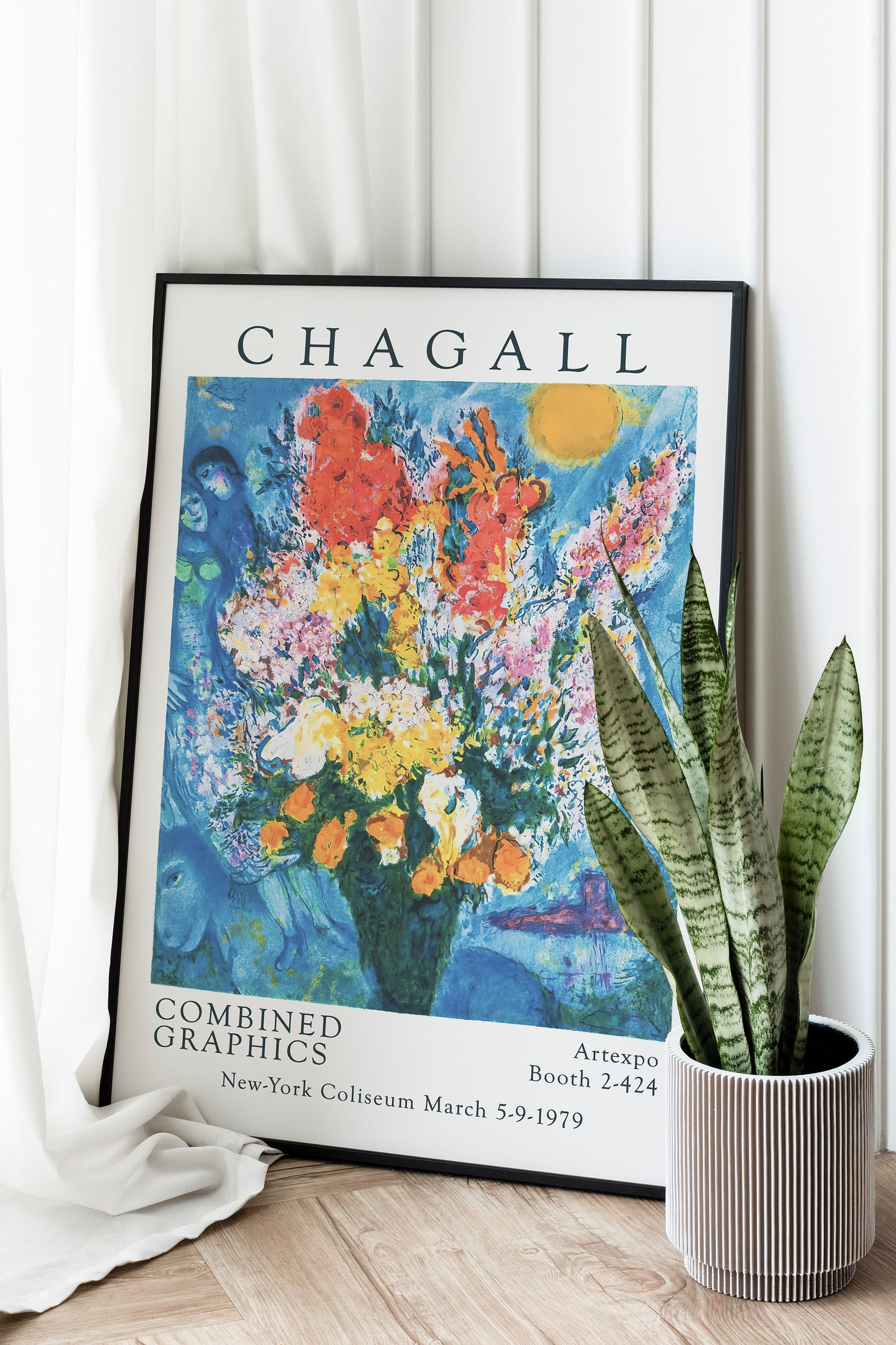 Marc Chagall Exhibition Print Marc Chagall Poster Vintage - Etsy
