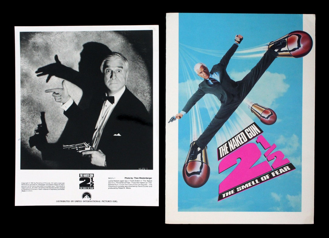 THE NAKED GUN 2 1/2, Leslie Nielsen, Vintage Promo Photo Plus Press ...